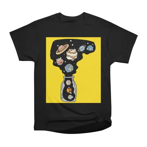 Astronomy Solar System Planets Universe T-Shirt Tee Gift For Him Merch ...