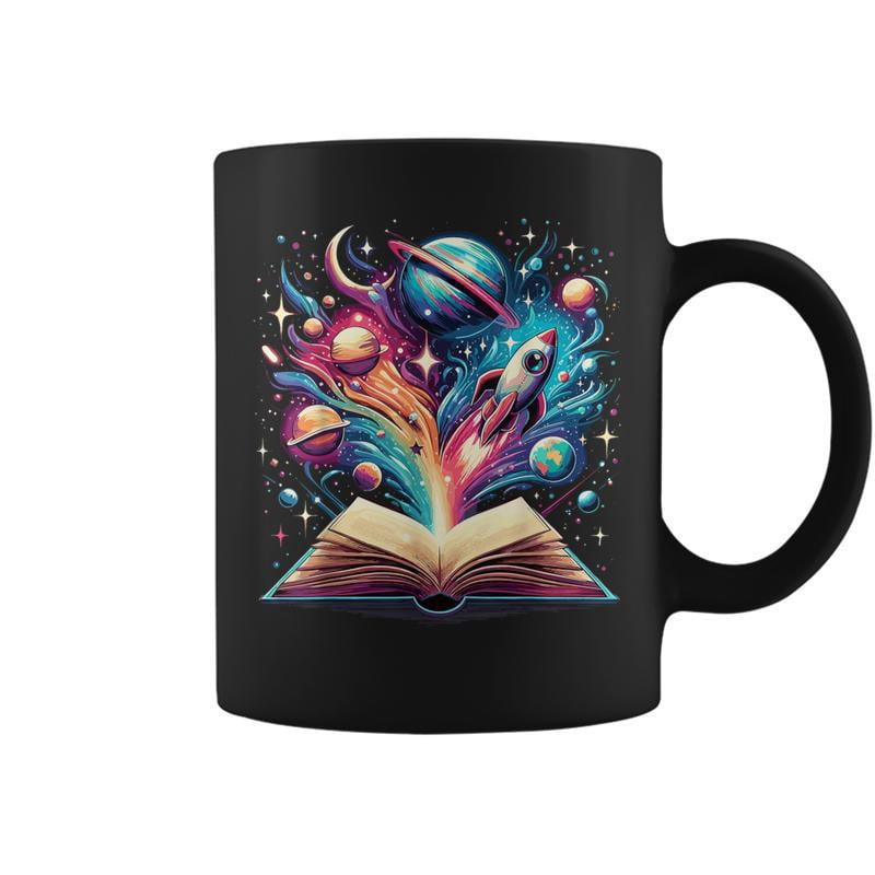Astronomy Space Lover Books Bookworm Coffee Mugs - Walmart.com