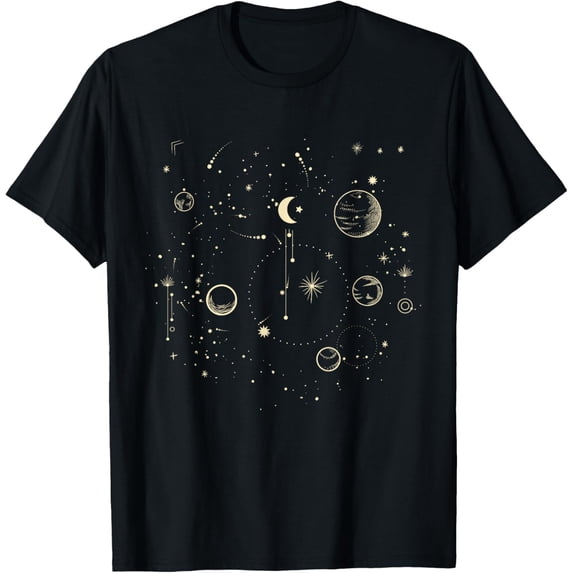 Astronomy Stars Sun Moon Planets Astronaut Cosmonauts Gift T-Shirt ...
