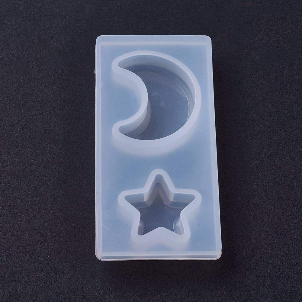 Astronomy Theme Moon and Star Silicone Molds Resin Casting Molds For UV ...