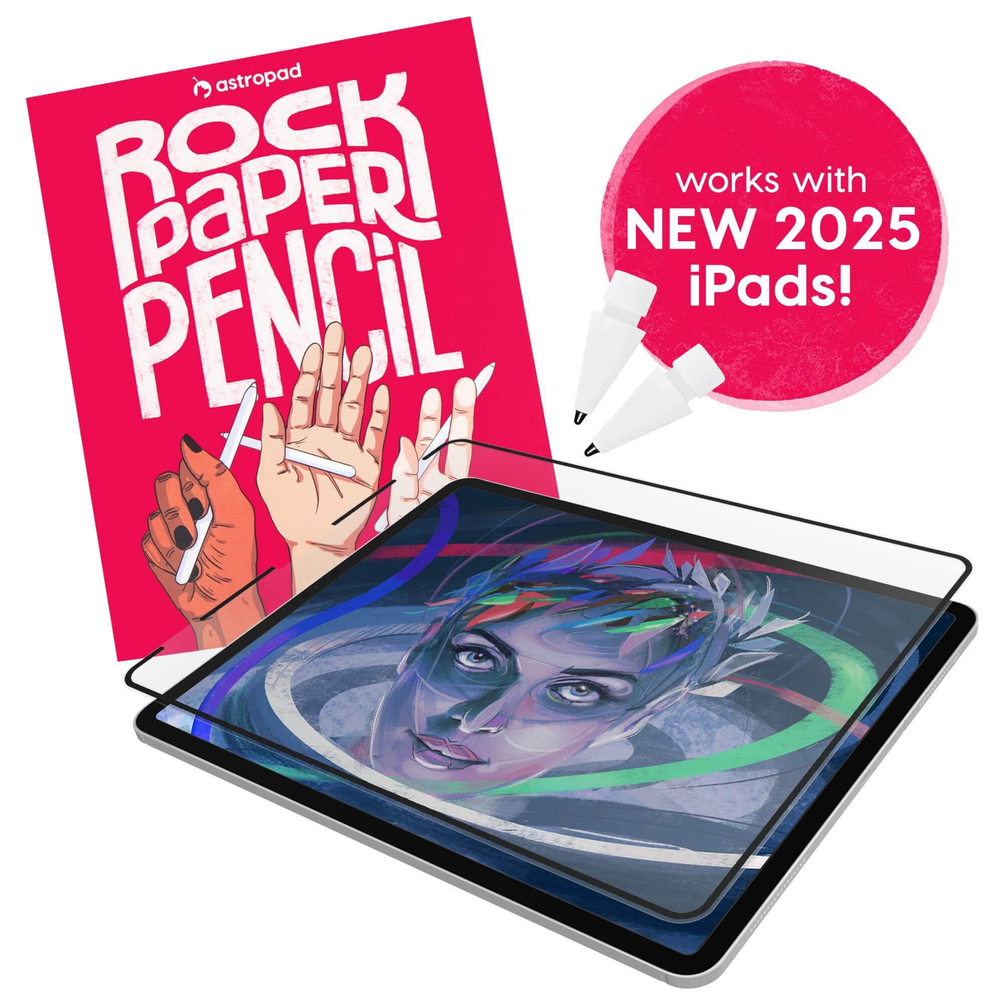 Astropad Rock Paper Pencil 2 – Paper Screen Protector for iPad Mini 6th ...