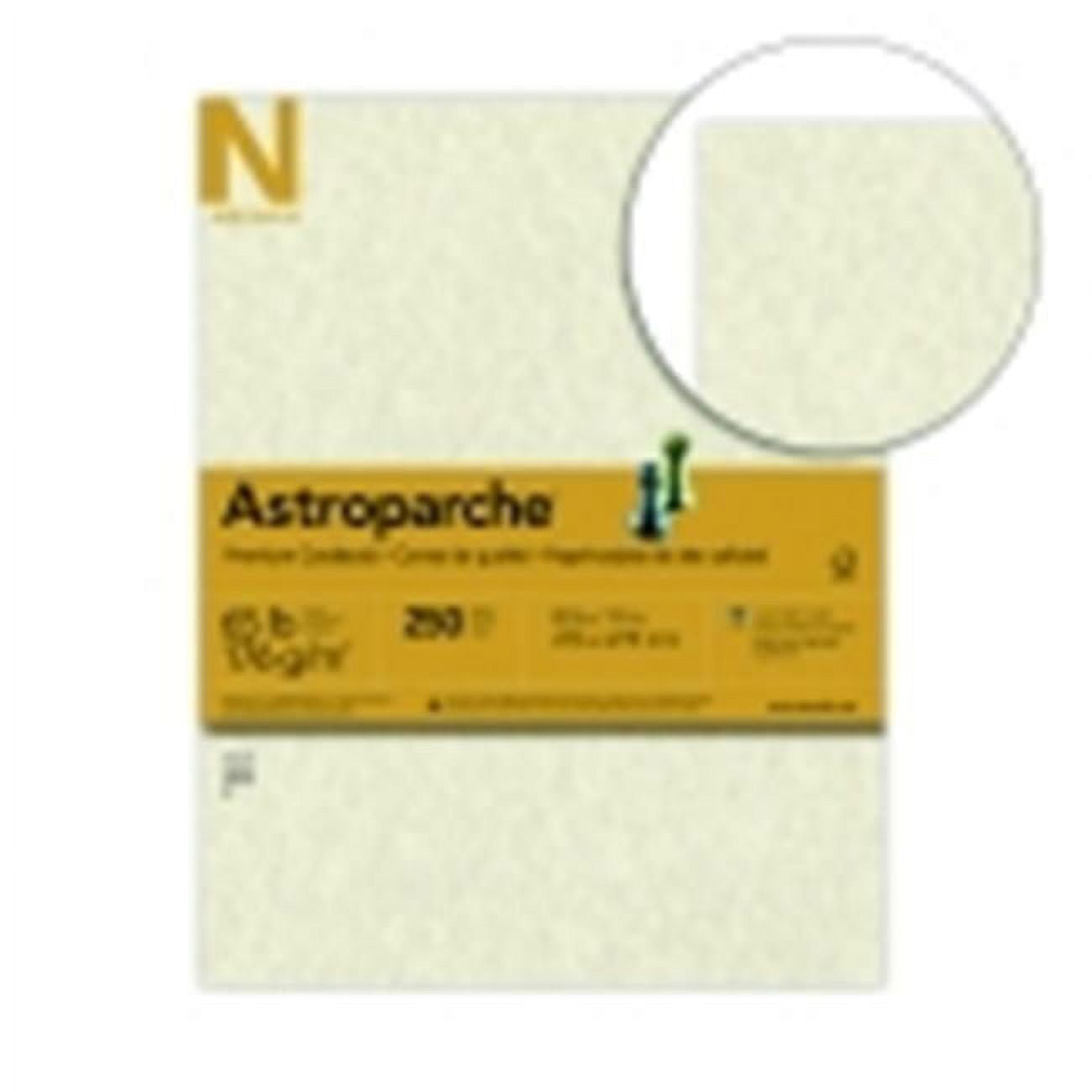 Astroparche 8.5 x 11 in. Paper Premium Card Stock - Natural, Pack 250 ...