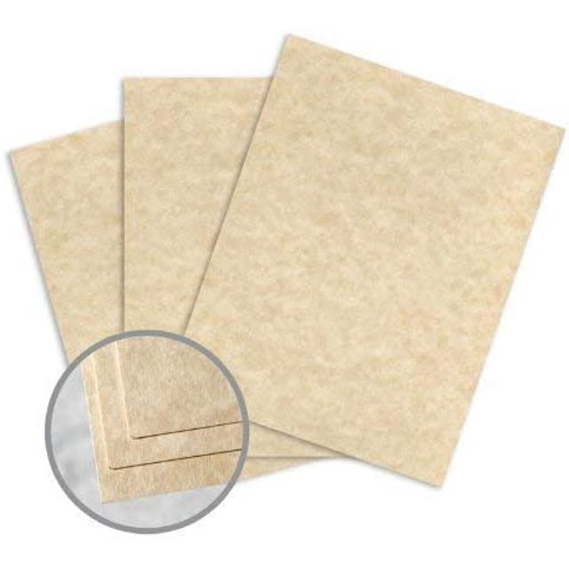 Astroparche Aged Paper - 8 1/2 x 11 in 60 lb Text Vellum 30% Recycled ...