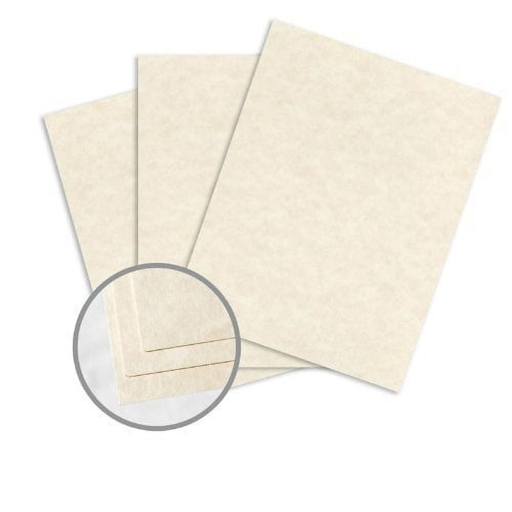 Astroparche Natural Card Stock - 8 1/2 x 11 in 65 lb Cover Vellum 30% ...