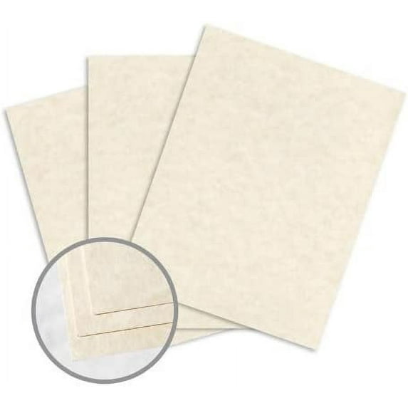 Astroparche Natural Card Stock - 8 1/2 x 11 in 65 lb Cover Vellum 30% ...