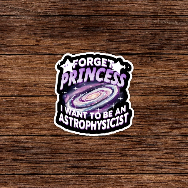 Astrophysicist Space Princess Galaxy Sticker Decalphone Decal Water ...