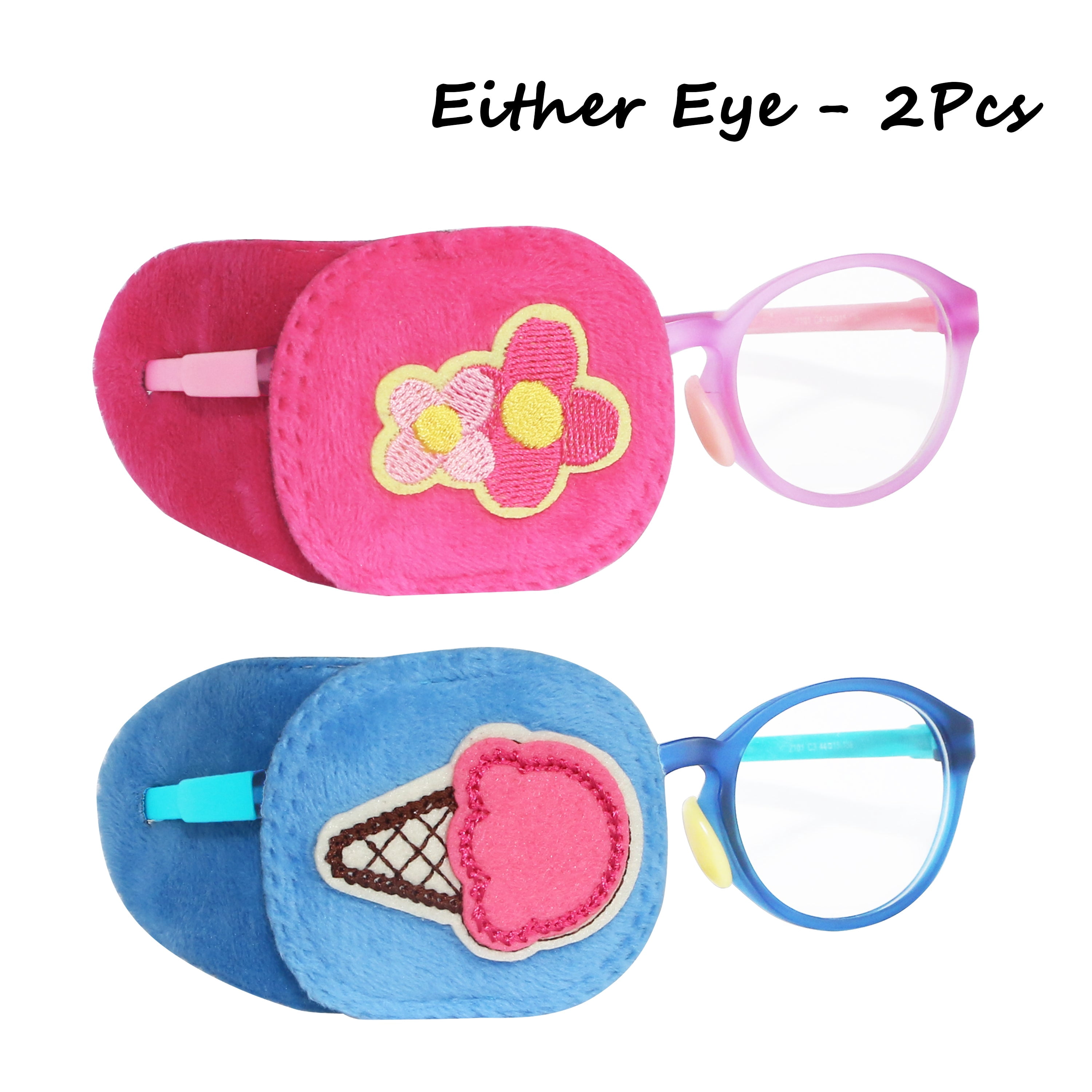 Astropic 2Pcs Eye Patches for Kids | Girls Eye Patch for Glasses ...