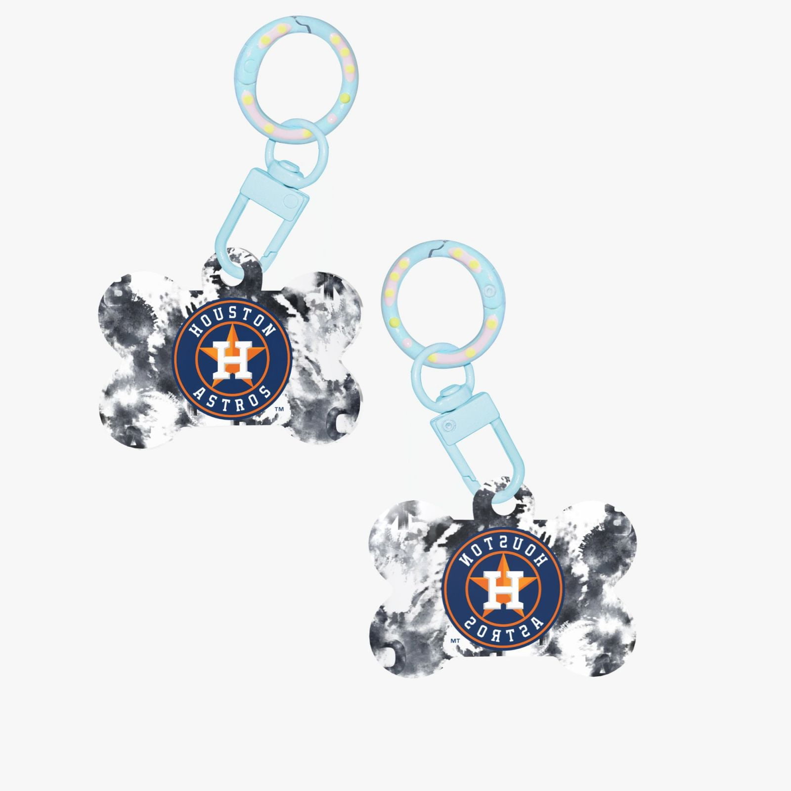 Astros ‌Baseball Team Bone-shaped acrylic pet tags - Custom Baseball ...