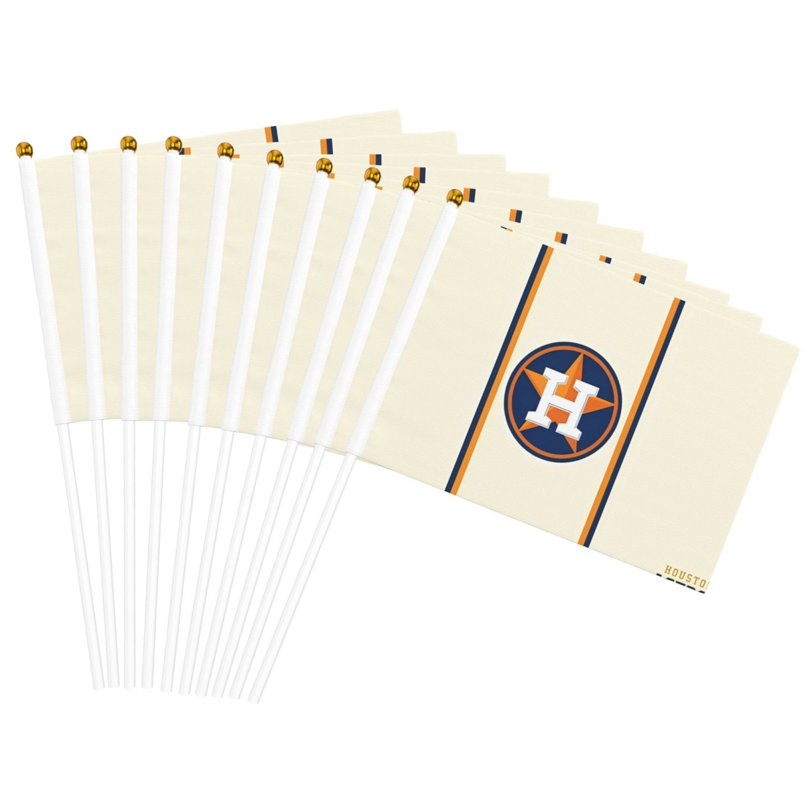 Astros Baseball Team Double Sided Hand Waving Flag(Pack of 6 or 10 ...