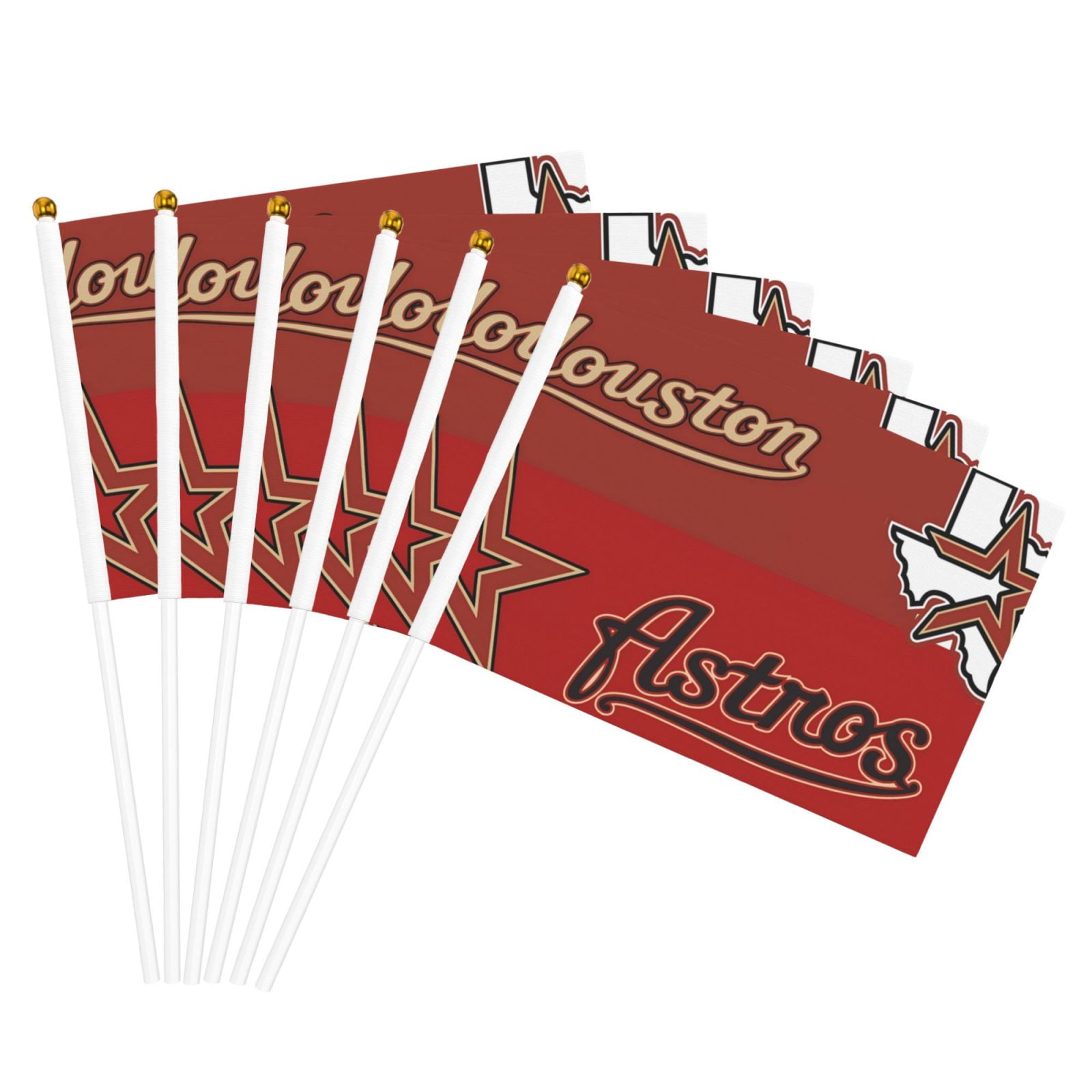 Astros Baseball Team Double Sided Hand Waving Flag, Spectator Hand ...