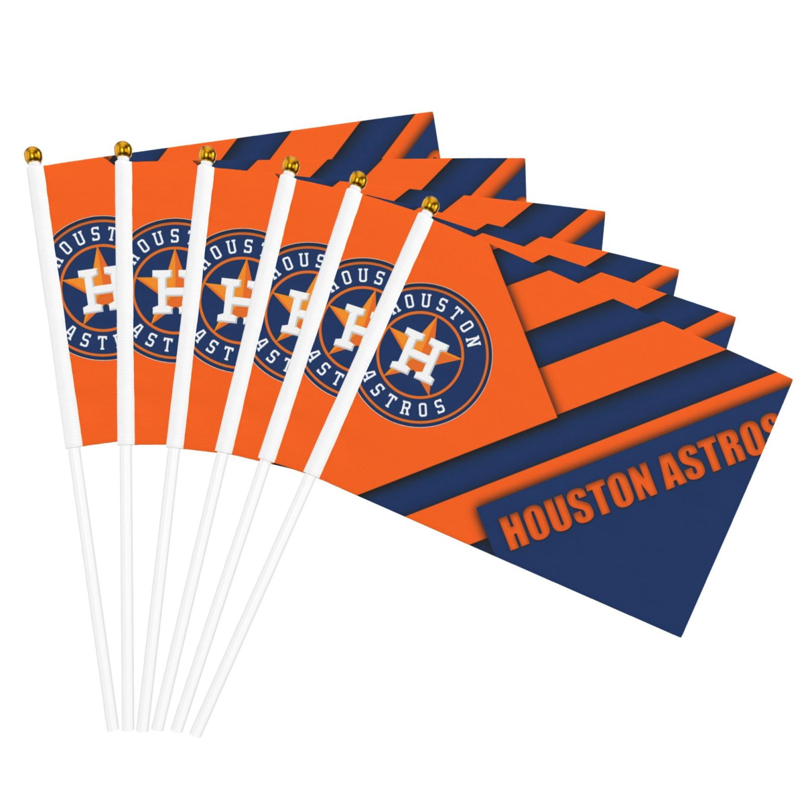 Astros Baseball Team Double Sided Hand Waving Flag, Spectator Hand ...