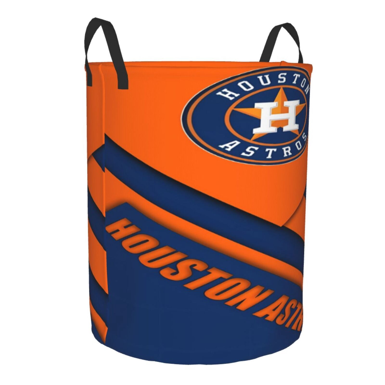 Astros Baseball Team Round Single Layer Laundry Basket, Cute Boys Girls ...