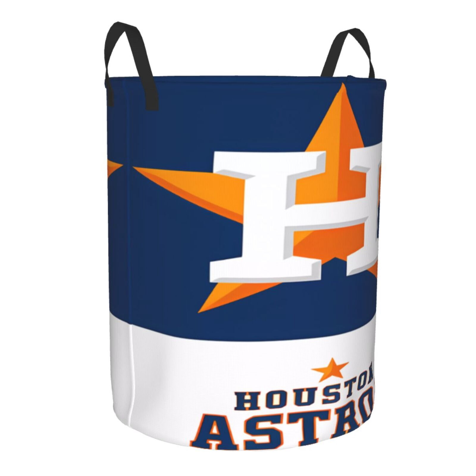 Astros Baseball Team Round Single Layer Laundry Basket, Cute Boys Girls ...