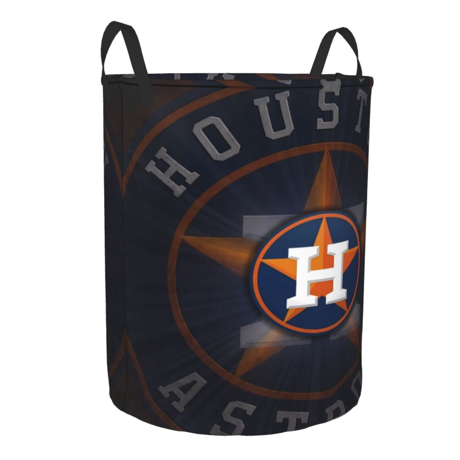 Astros Baseball Team Round Single Layer Laundry Basket, Cute Boys Girls ...