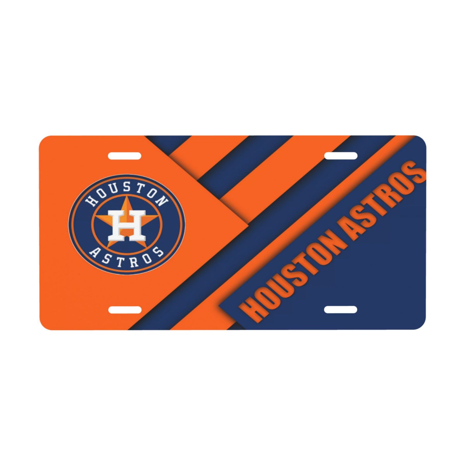 Astros Car Decorative License Plate Baseball Team Theme Design License ...
