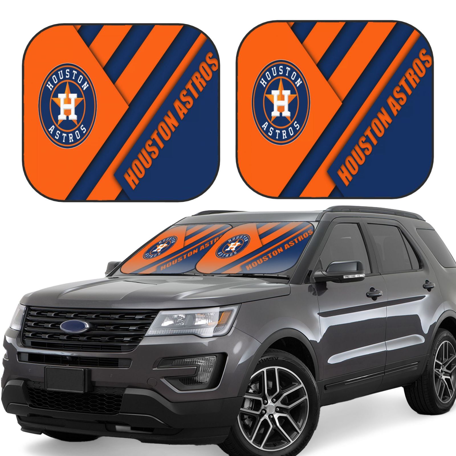 Astros Car Windshield Sun Shade Foldable Front Windshield Shade for Sun ...