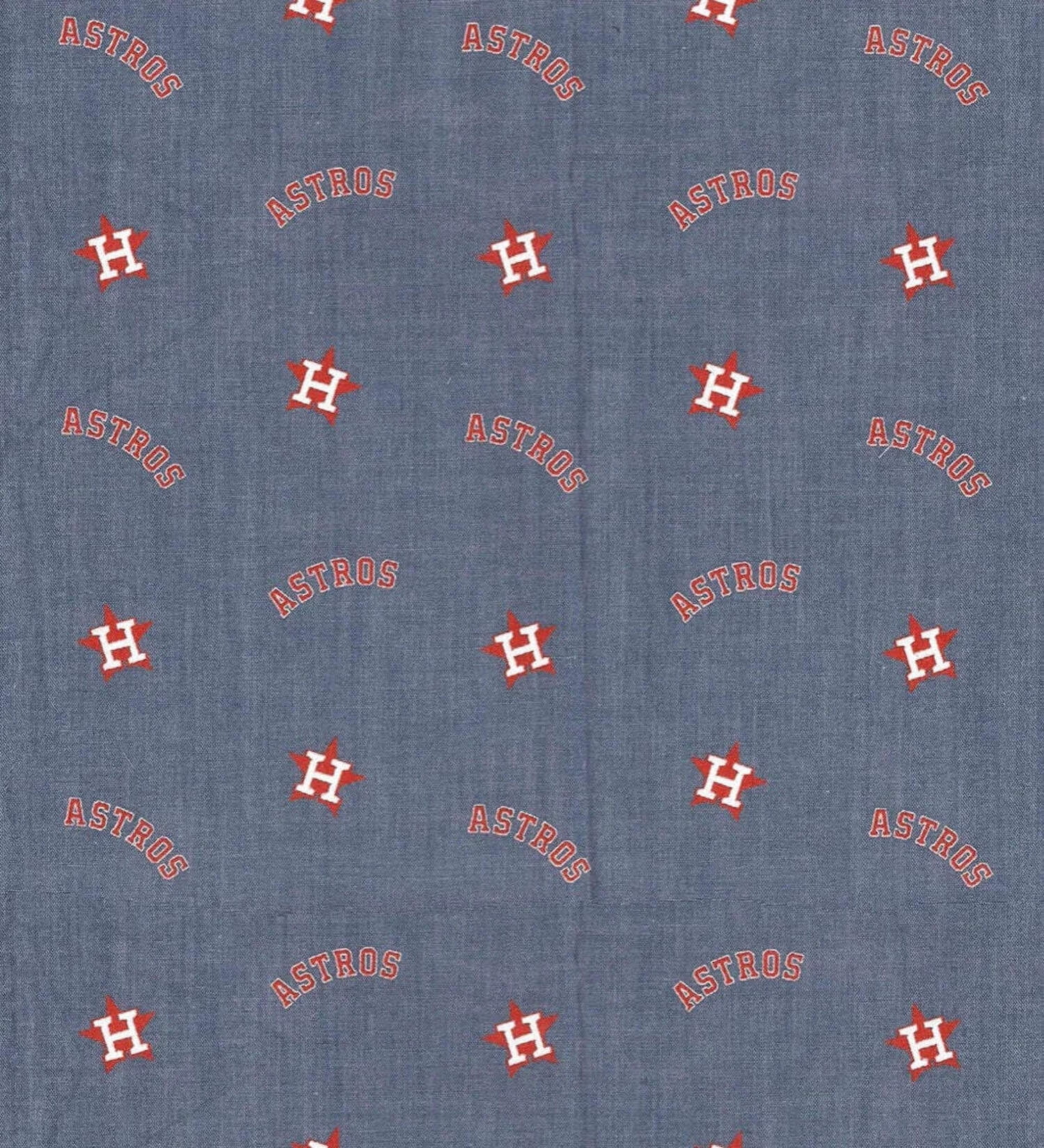 Astros Chambray Mini Cotton Fabric - Walmart.com