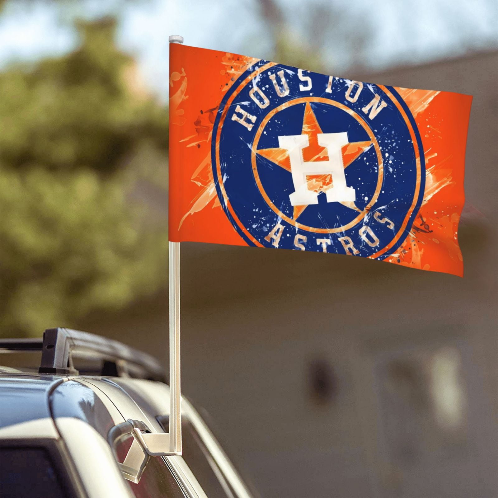 Astros Custom Car Flag 12 x 18 Inch Baseball Team Logo Fan Game Day ...