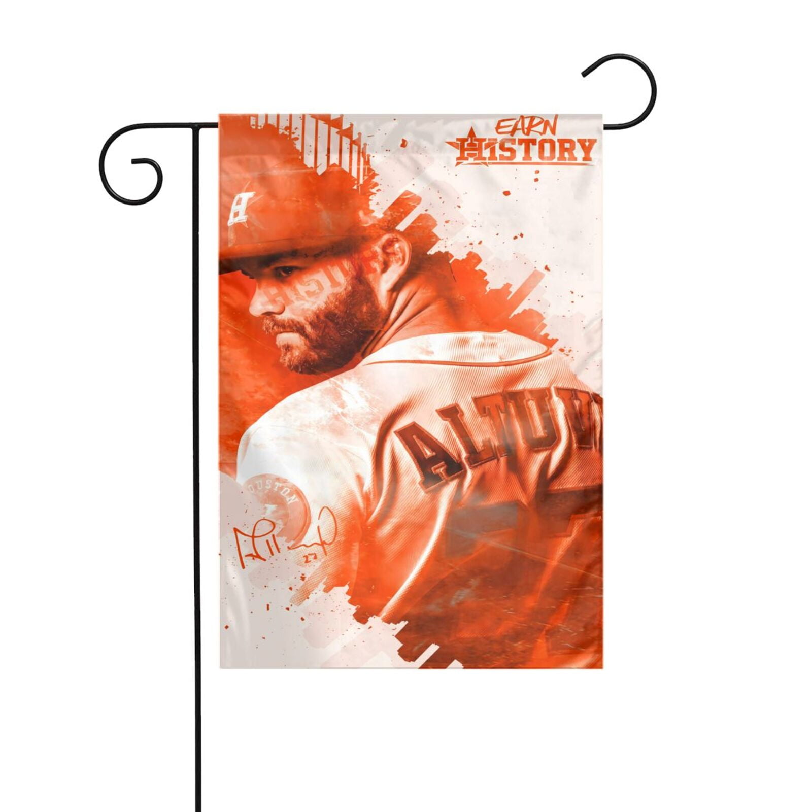Astros Team Garden Flag Indoor Outdoor Decoration Double Sided Flag ...