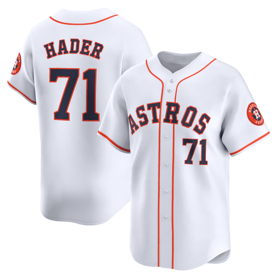 Astros Youth Shirt Josh Hader#71 Sports Home Limited Player Name Number ...