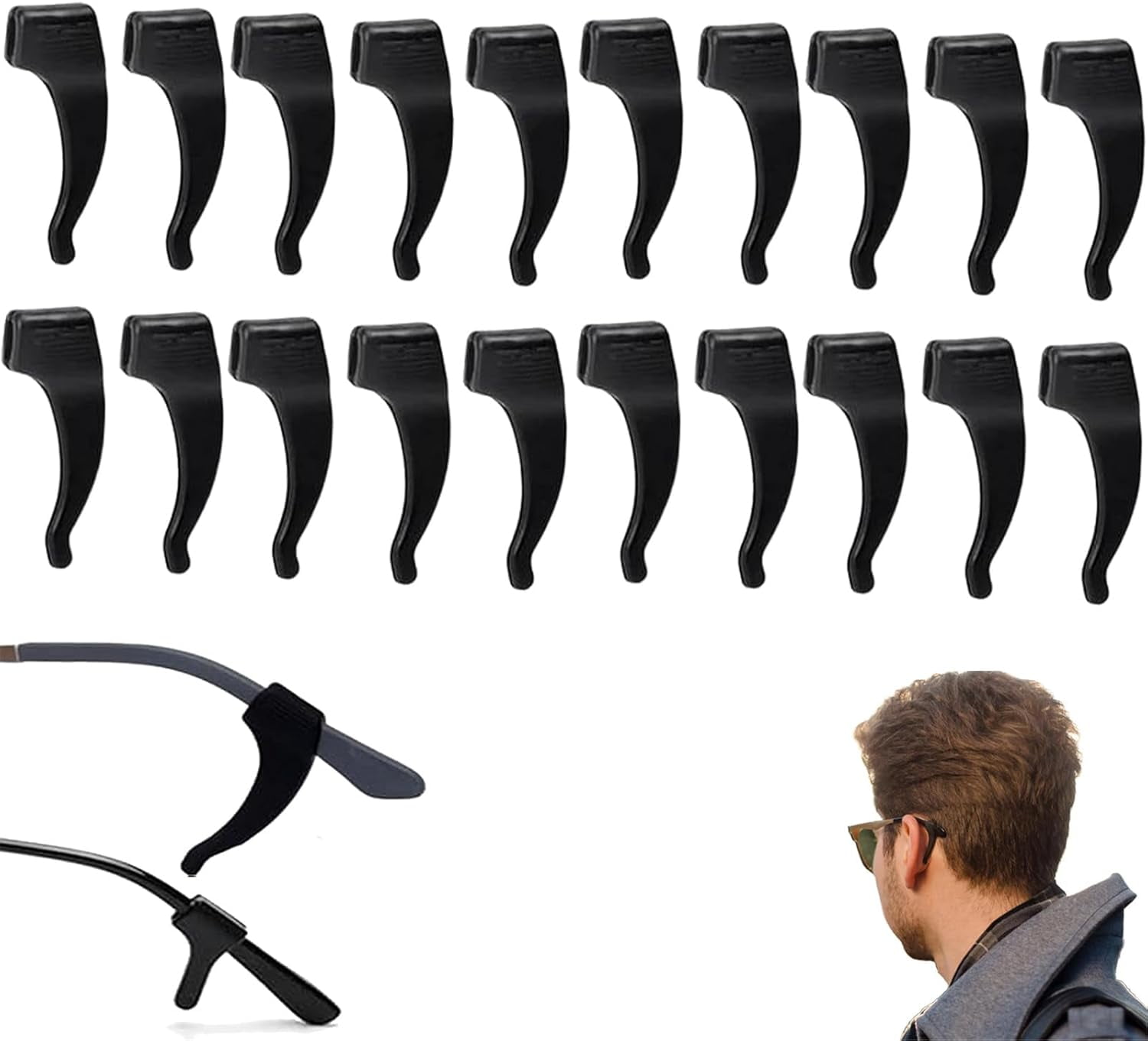 Astrovia Glasses Grips, 5/10 Pairs Eye Glass Ear Grippers, Anti-Slip ...