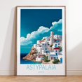 Astypalaia Greece Birthday Home Decor Travel Wall Art V4 Unframed Paper ...