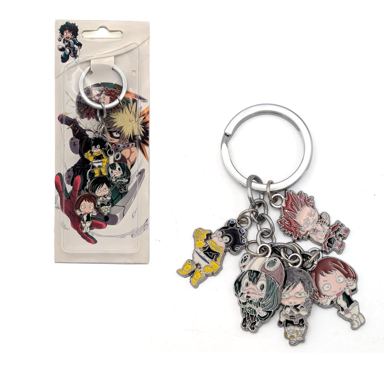 Asui Iida Kirishima Mineta & Uraraka - My Hero Academia 1.5" Keychain 5 ...