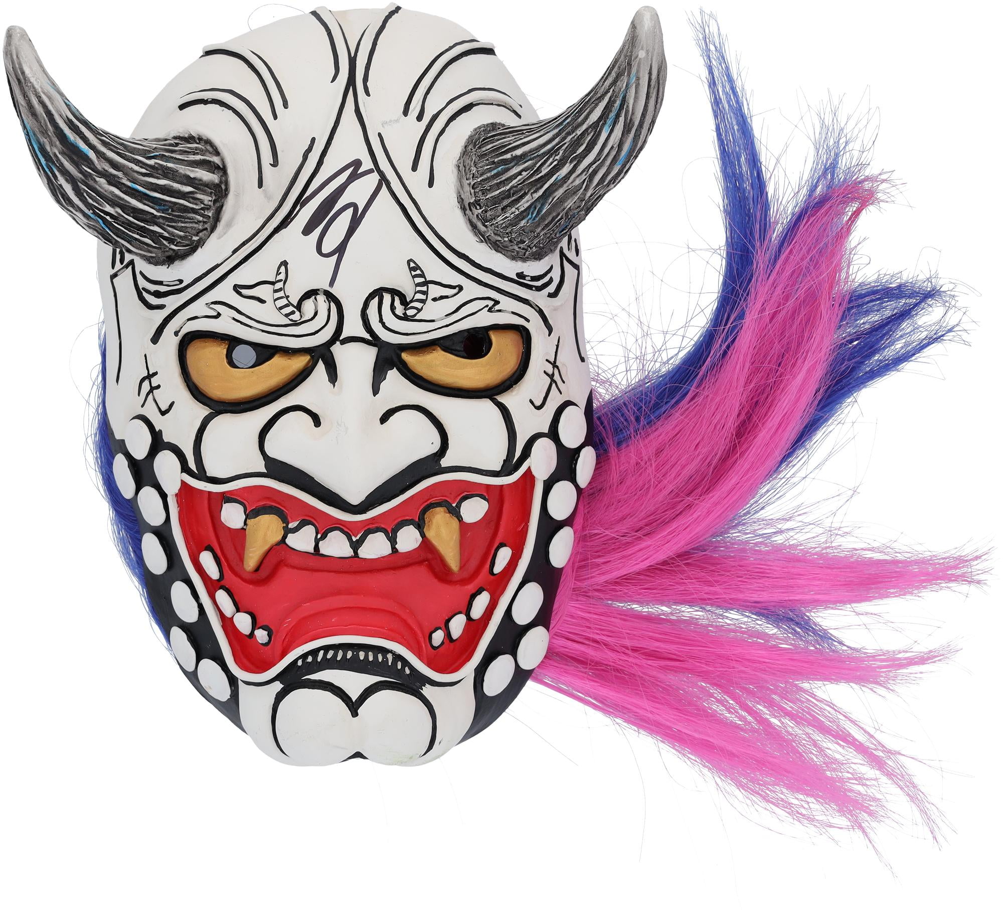 Asuka WWE Autographed Horns Deluxe Costume Mask - Fanatics Authentic ...