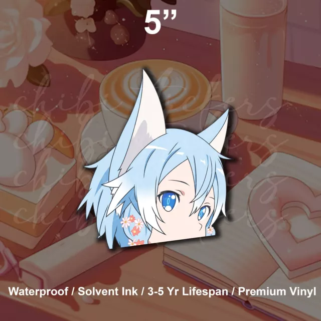 Asuna Yuuki Asada Shino Sword Art Online Anime Sticker Vinyl Sticker ...