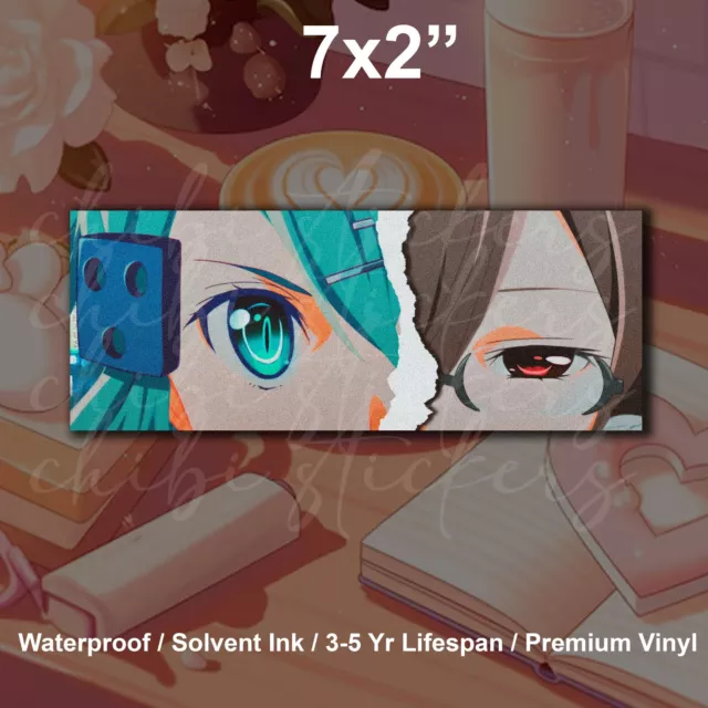 Asuna Yuuki Asada Shino Sword Art Online Anime Vinyl Sticker Waterproof ...
