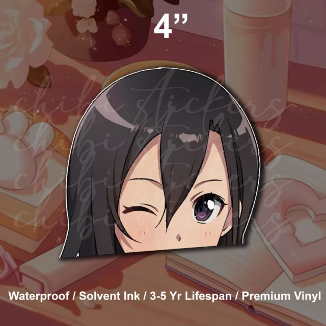 Asuna Yuuki Kirigaya Kazuto Sword Art Online Anime Vinyl Sticker ...