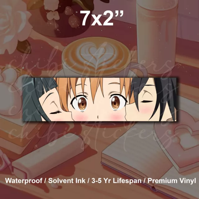 Asuna Yuuki Kirigaya Kazuto Sword Art Online Anime Vinyl Sticker ...