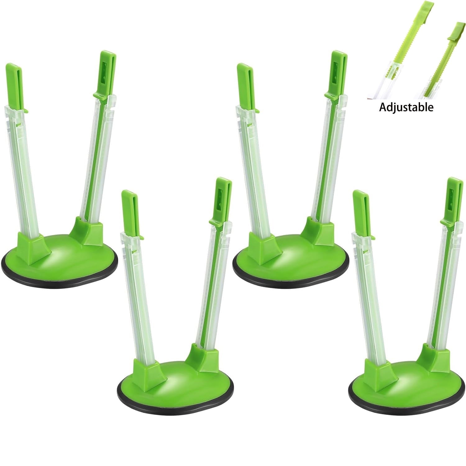 Asunby 4 Pack Baggy Rack Holder for Food Prep Bag/plastic Freezer Bag ...