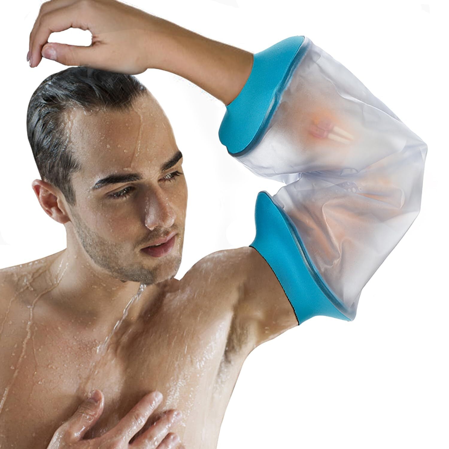 Asunby Picc Line Shower Cover for Upper Arm | Reusable IV & Picc Line ...