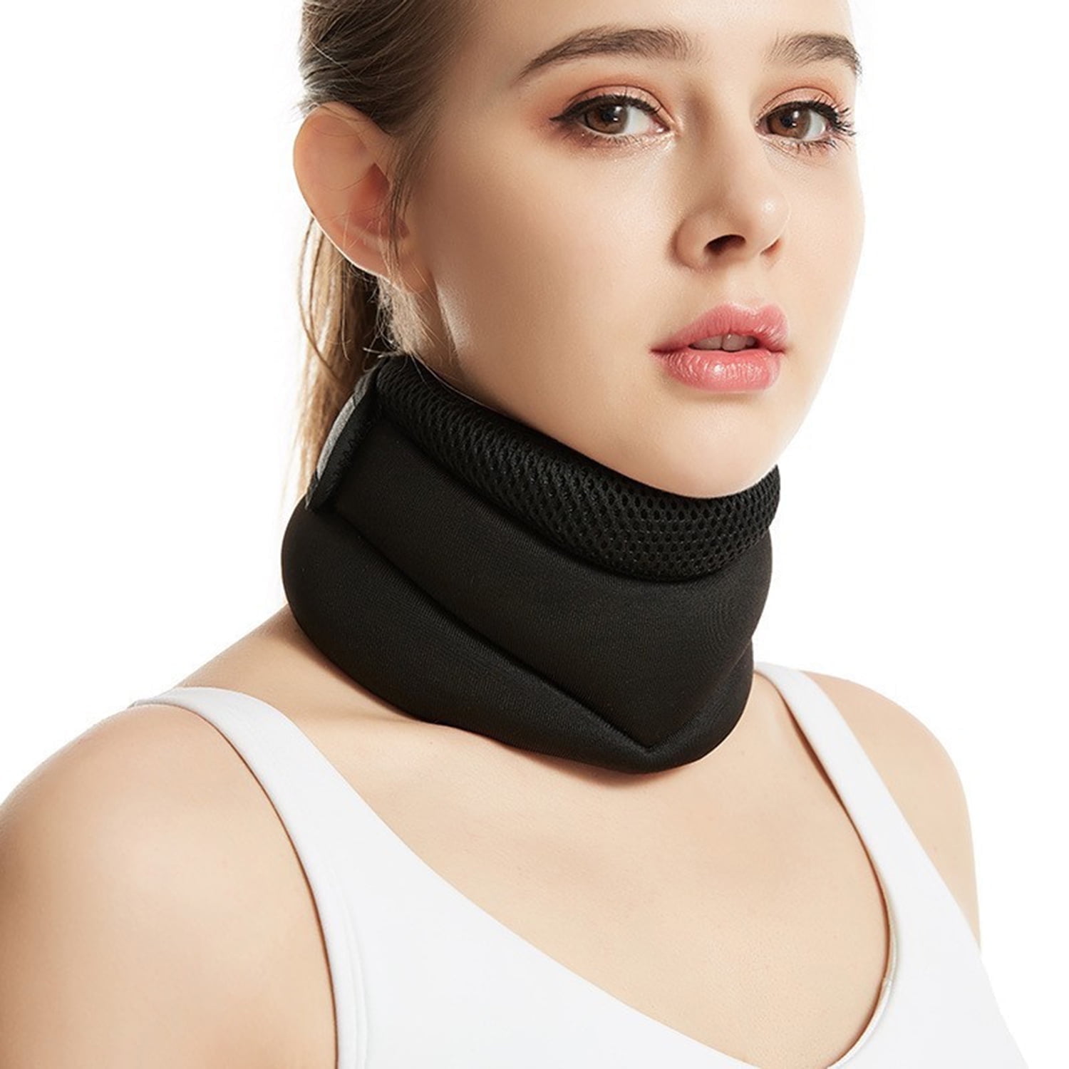 Asunby Soft Cervical Neck Brace – Adjustable Pain Relief Collar for ...
