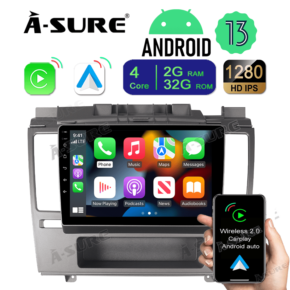 Asure 9" 2+32G Car Stereo For Nissan Versa MK1 (2007-2011) with Android ...