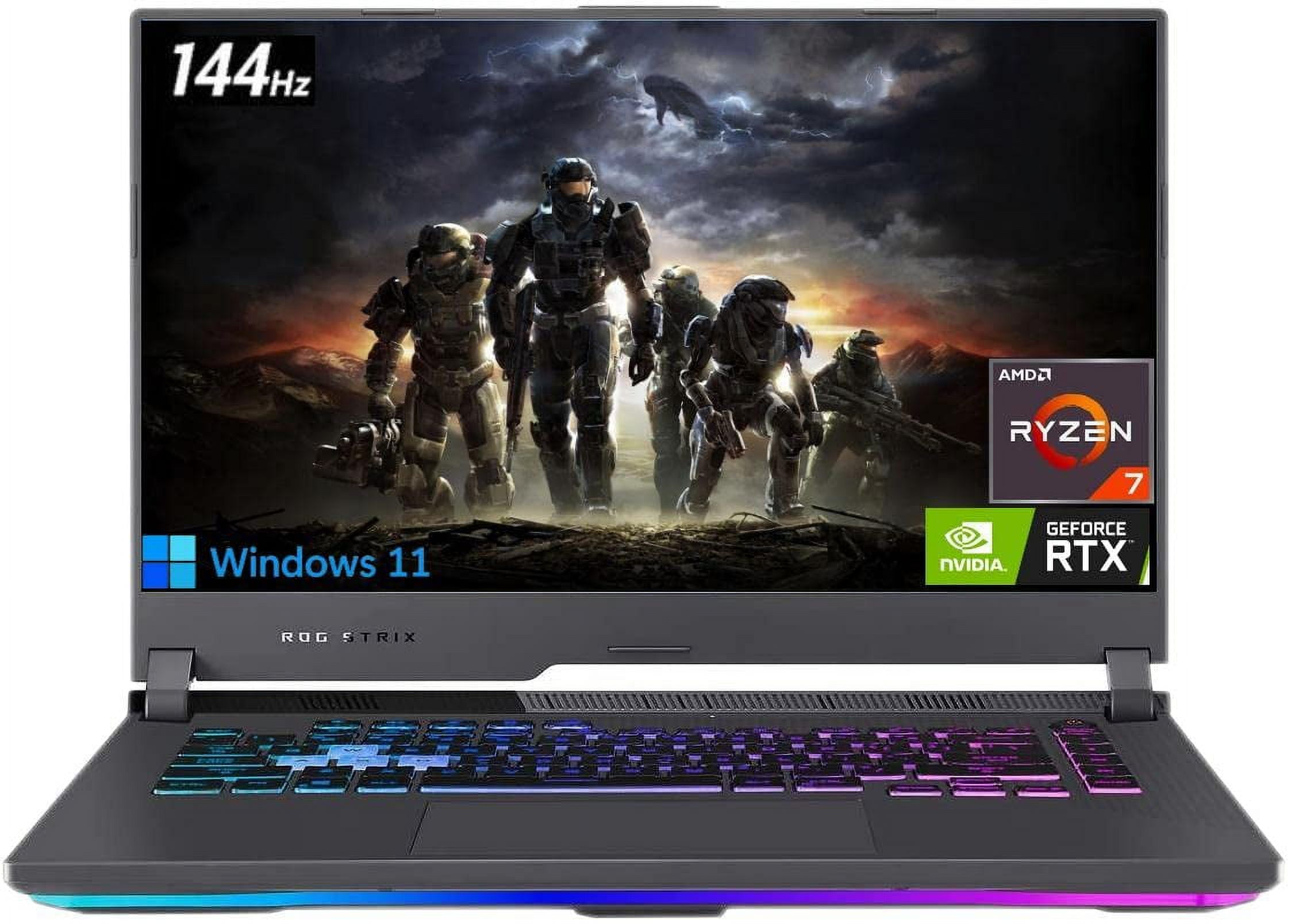 Asus 2023 Newest ROG Strix G15 15.6 Inch FHD 144Hz Gaming Laptop, 32GB ...