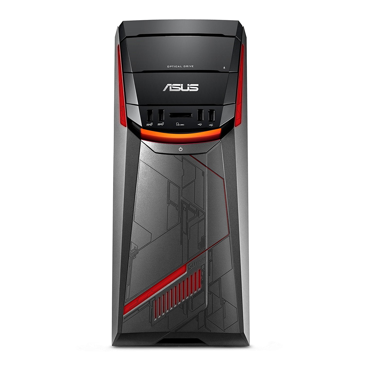Asus Desktop Tower Computer, AMD Ryzen 7 1700, 8GB RAM, 1TB HD, 256GB ...