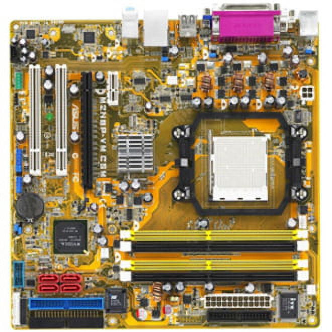Asus M2NBP-VM CSM Desktop Motherboard, NVIDIA Chipset, Socket AM2 PGA-940, Micro ATX - Walmart.com