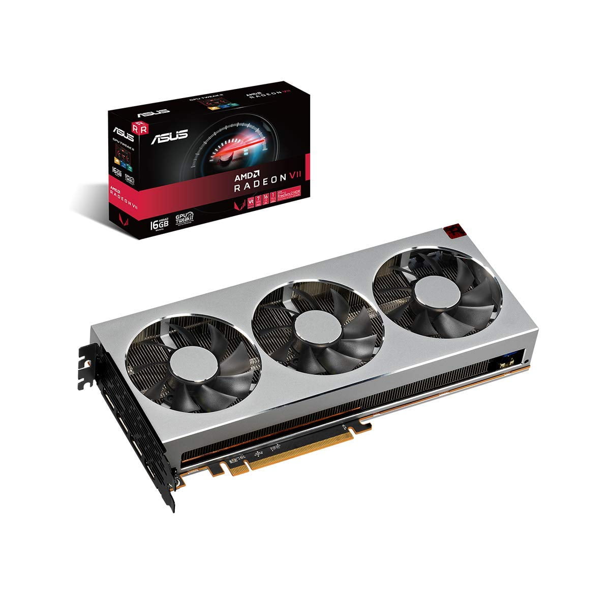 Asus RADEONVII-16G Radeon VII Graphic Card - 1.40 GHz Core - 1.75 GHz ...