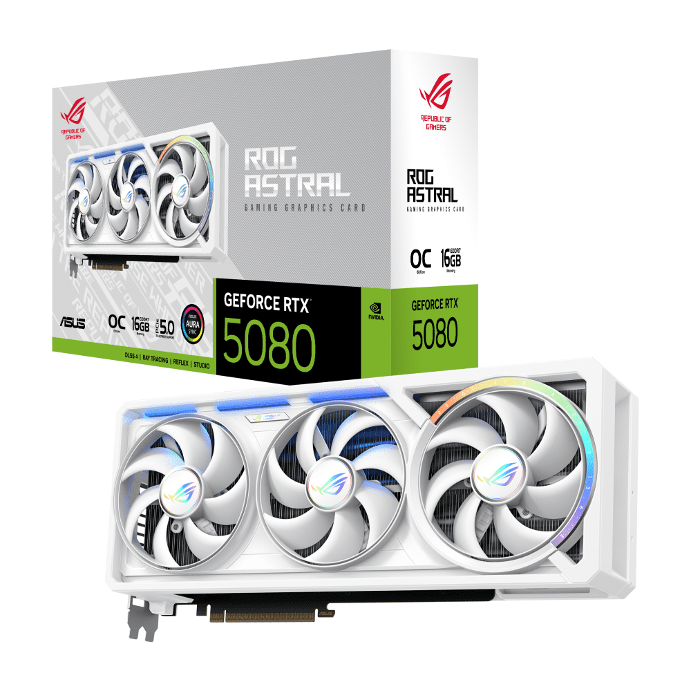 Asus ROG NVIDIA GeForce RTX 5080 Graphic Card - 16 GB GDDR7 (rog-astral ...