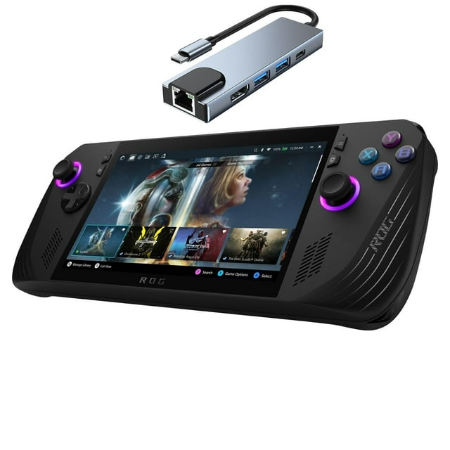 Asus ROG Ally X 7" 120Hz FHD 1080p Gaming Handheld AMD Ryzen Z1 Extreme ...