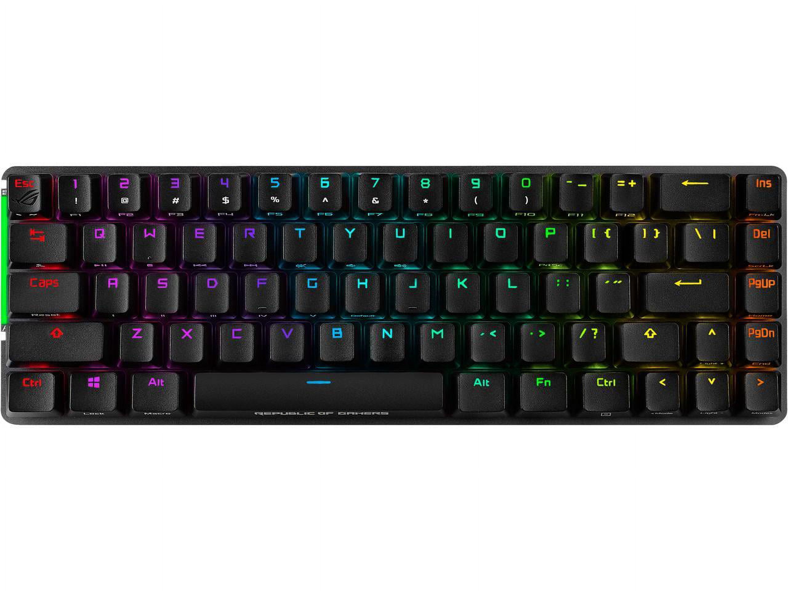 Asus ROG Falchion NX Gaming Keyboard - Wired/Wireless Connectivity - RF ...