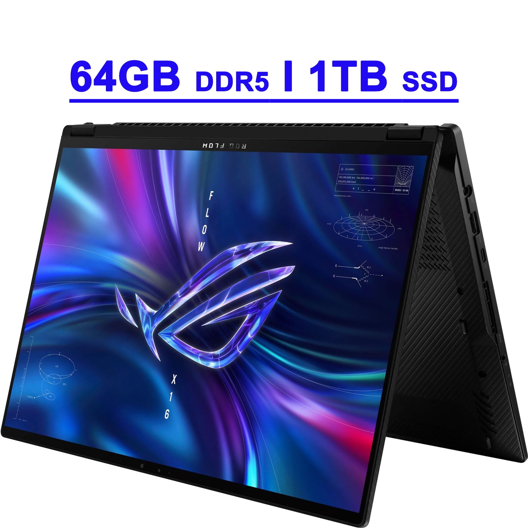 Asus ROG Flow X16 Premium Gaming 2-in-1 Laptop 16" QHD+ IPS 165Hz ...