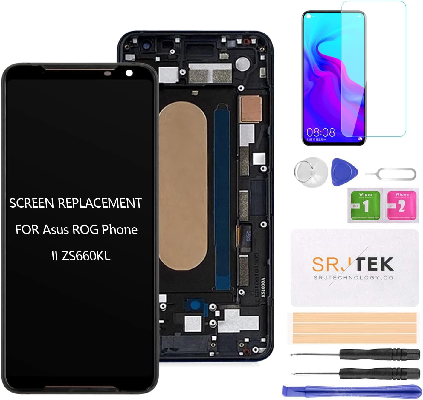 for Asus ROG Phone II ZS660KL Screen Replacement LCD Display for I001DA ...