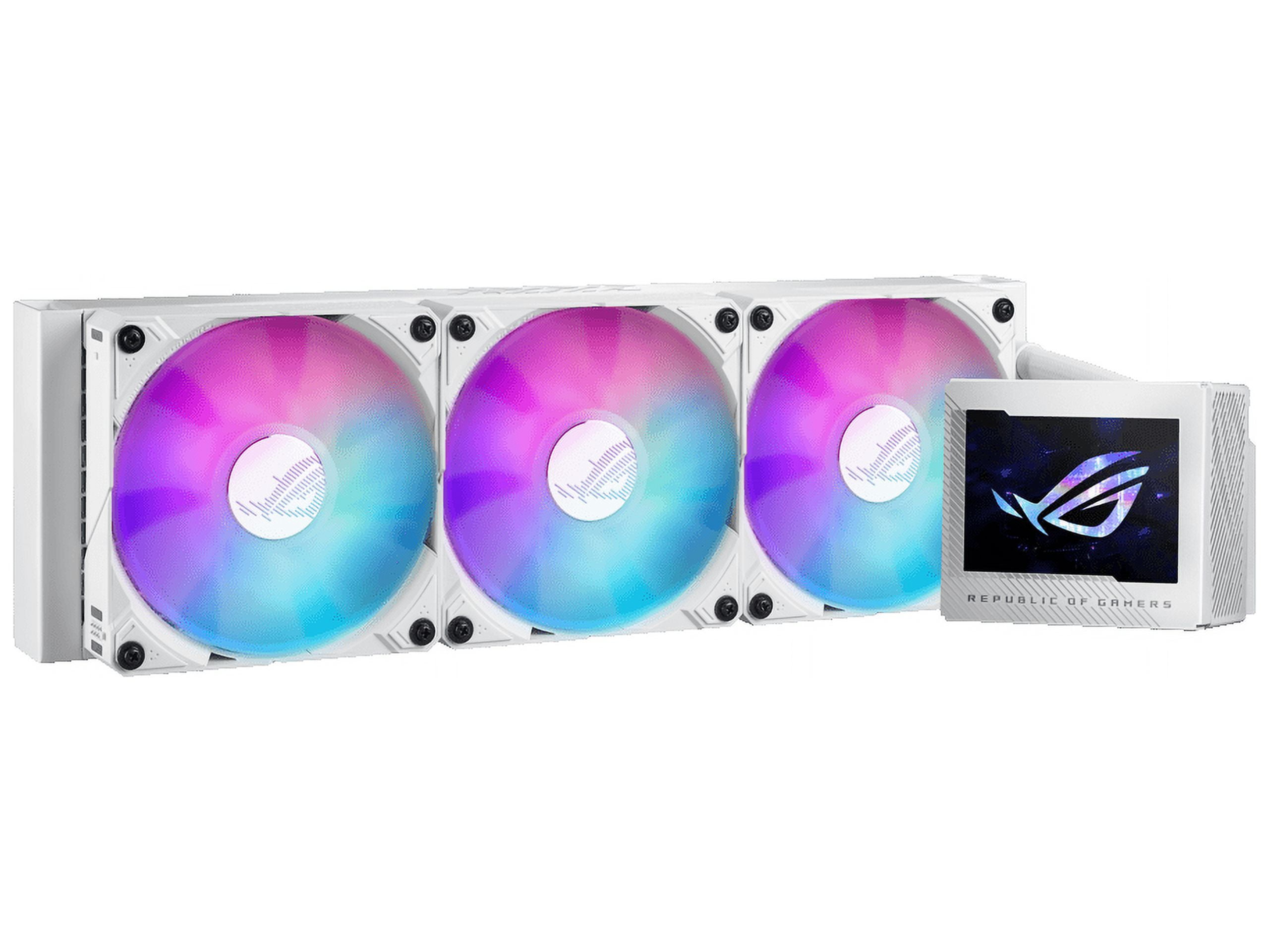 "Asus ROG RYUJIN III 360 ARGB White Edition - AMD & Intel Compatible, 4 ...