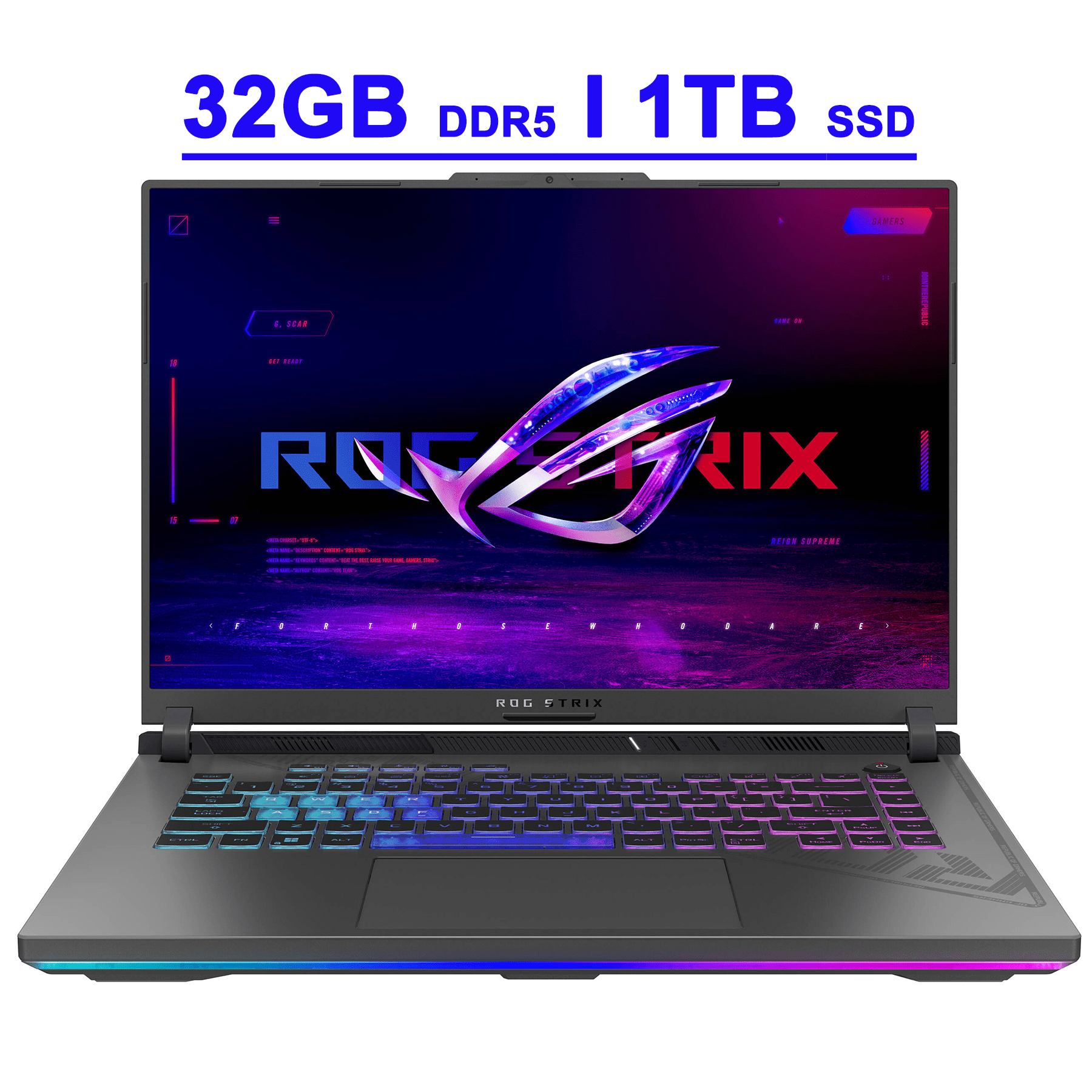 Asus ROG Strix G16 Premium Gaming Laptop 16" FHD 165Hz (G-SYNC, 100% ...