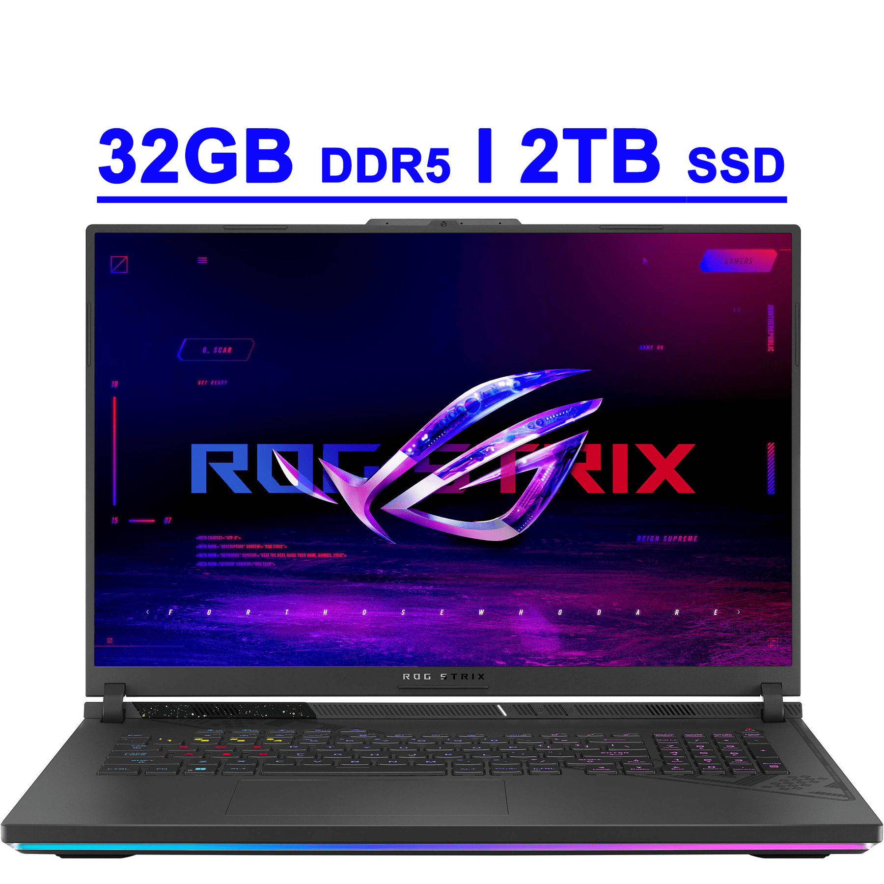 Asus ROG Strix G18 G814 Premium Gaming Laptop 18" QHD 240Hz (100% DCI ...