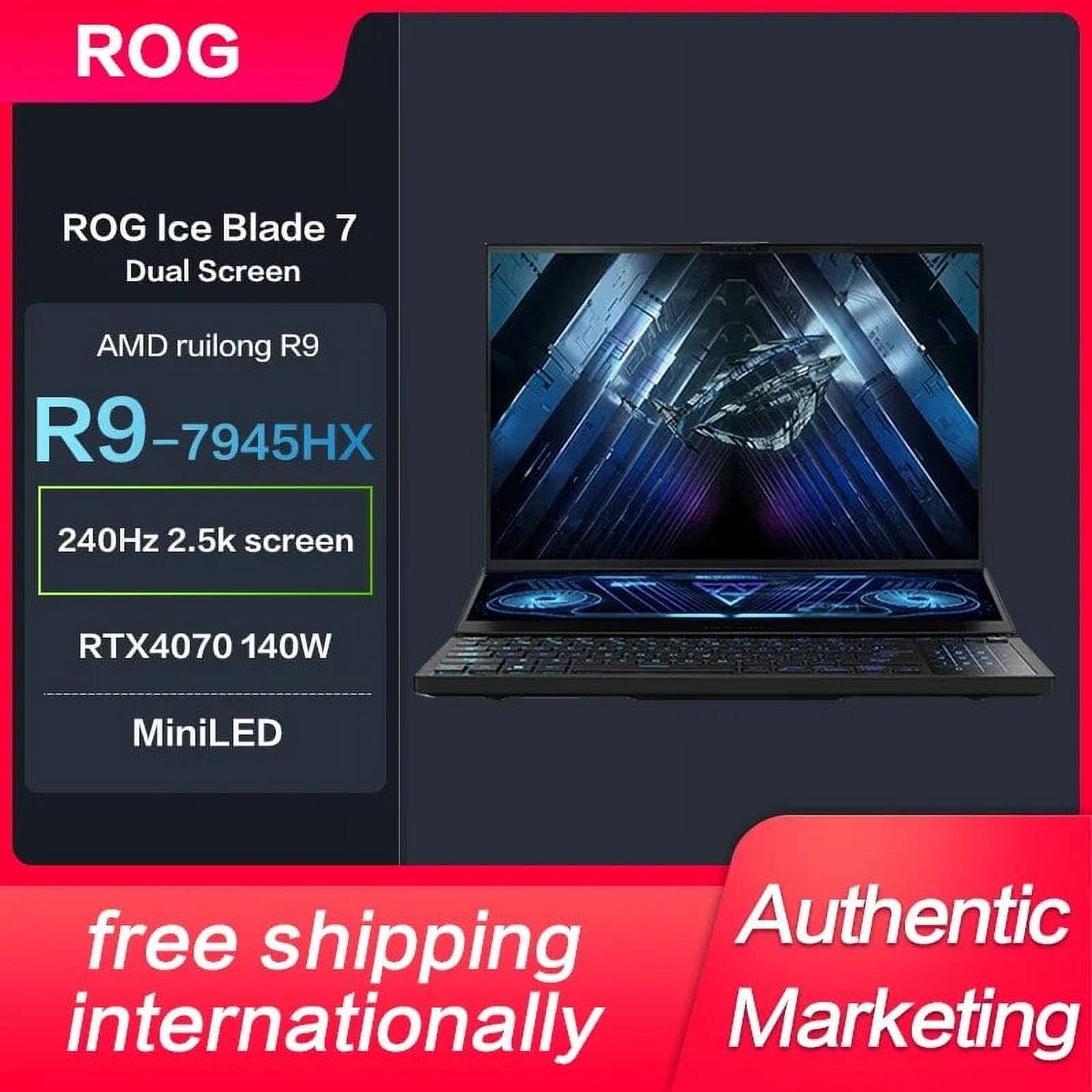 Asus ROG Zephyrus Double screen GX650 E-sport Gaming Laptop R9-7945HX ...