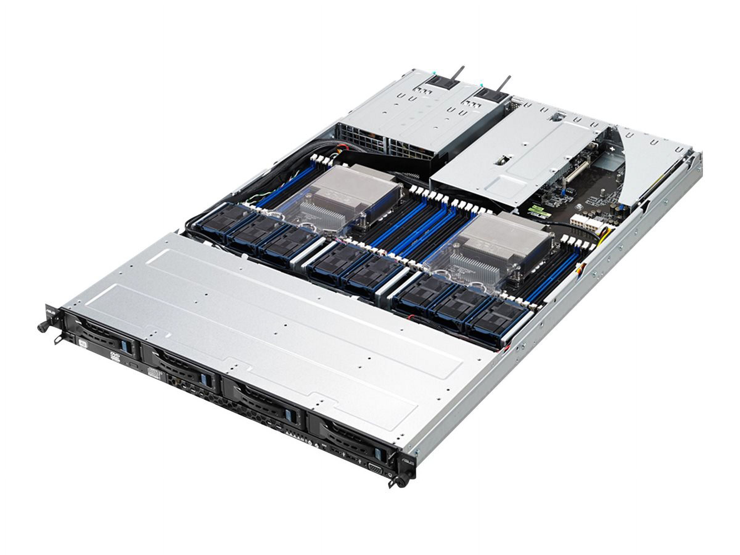 Asus RS700-E8-RS4 Barebone System, 1U Rack-mountable, Intel C612 ...